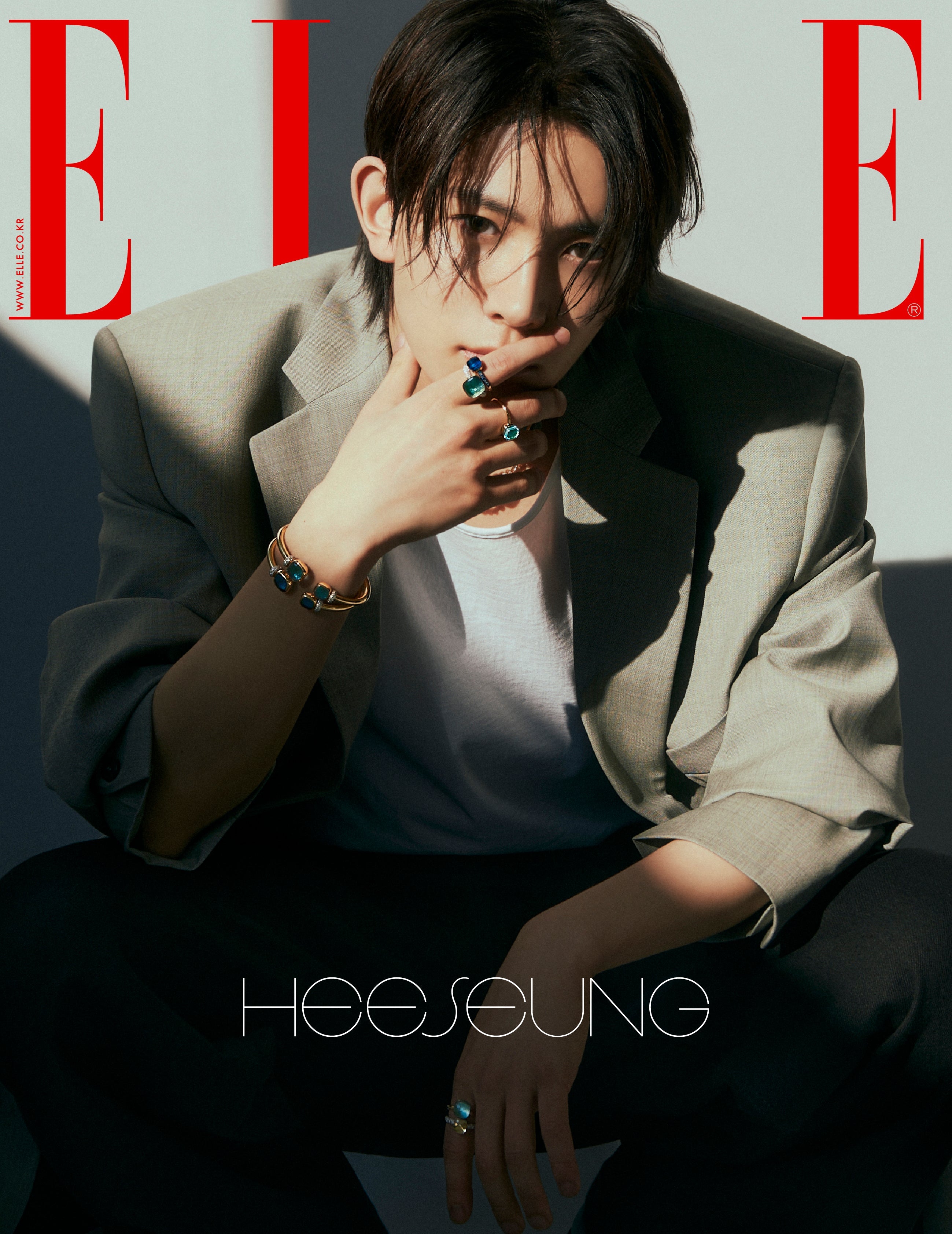 Kpop Album Wholesale ELLE - [2025, April] - Cover : ENHYPEN HEESEUNG TYPE D Magazine | KPOPHERO ...